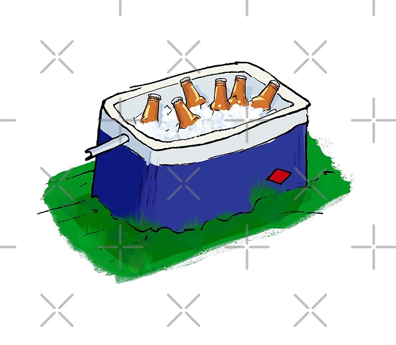 "Esky On The Grass" by Straya Stickers | Redbubble