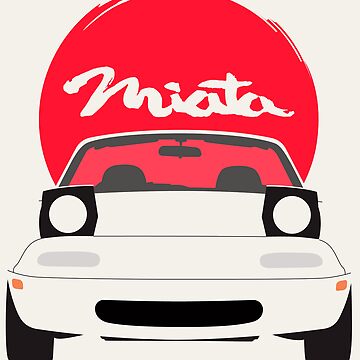 "JDM miata vector art" Sticker for Sale by shlaboza | Redbubble