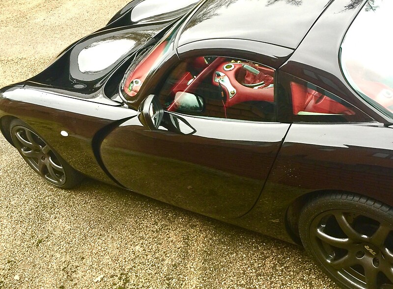 "Black TVR TUSCAN SWORDFISH CAR " by lookingattoys | Redbubble