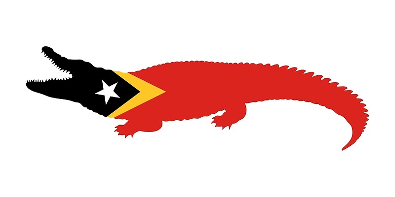 "Flag Crocodile of East Timor" by fourretout | Redbubble