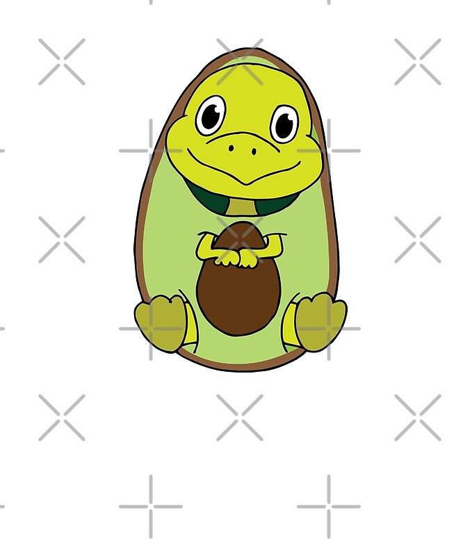 "Avocadosaurus Avocado Dinosaur" by fatamyfan1 | Redbubble