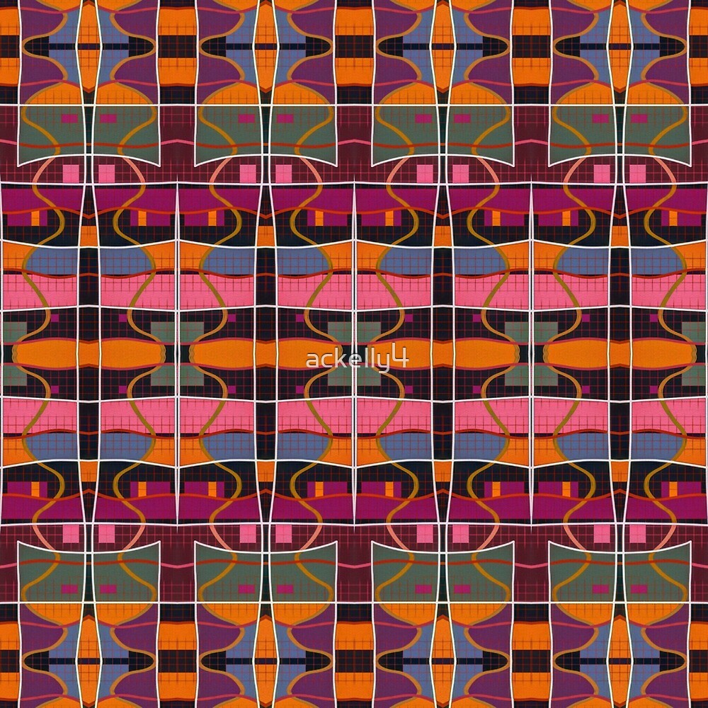 "multicolor block art" by ackelly4 | Redbubble