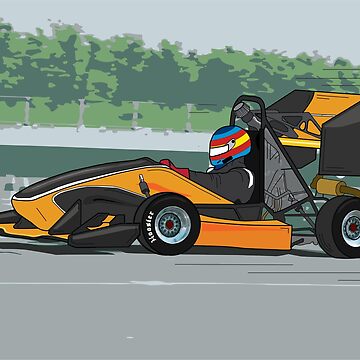 "Orange Formula Student with Background" Poster for Sale by FSAEdesign ...
