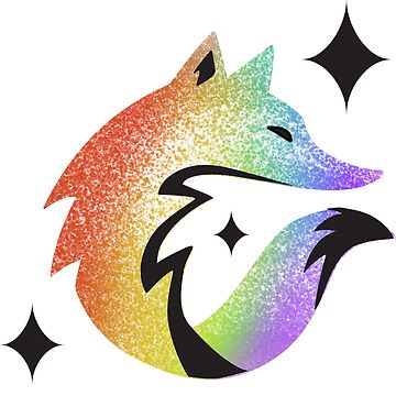 "Rainbow Fox - Rainbow Foxholers Logo EVE ONLINE" Sticker for Sale by ...