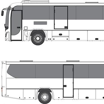 "Plaxton Leopard Coach 12.2m PSVAR" Sticker for Sale by MrSaxo125 ...