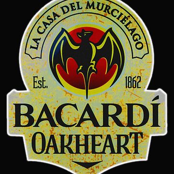 "Authentic Bacardi" Sticker for Sale by daficarlina | Redbubble
