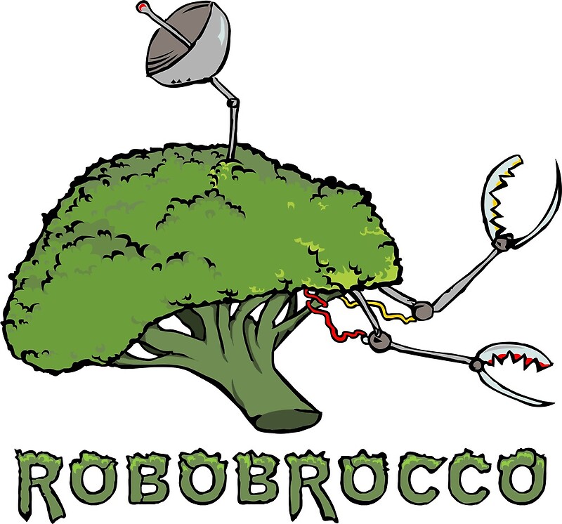 "Robobrocco the Robot Broccoli from the Future" by Scifun | Redbubble