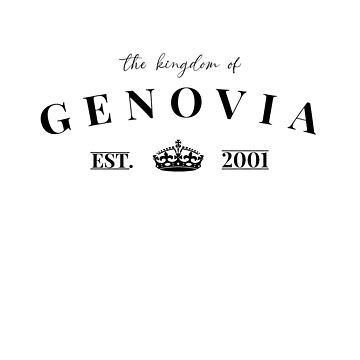 "The Kingdom of Genovia" Sticker for Sale by LilBitStickers | Redbubble