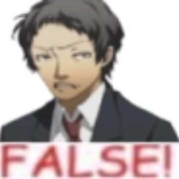 "Adachi False" Sticker for Sale by angryone10 | Redbubble