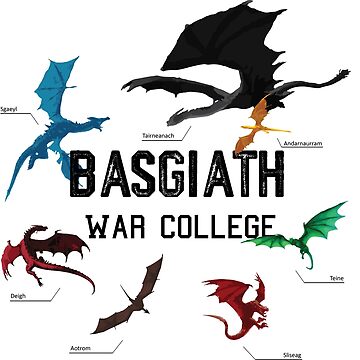 "Dragons of Fourth Wing" Sticker for Sale by kuraienko | Redbubble