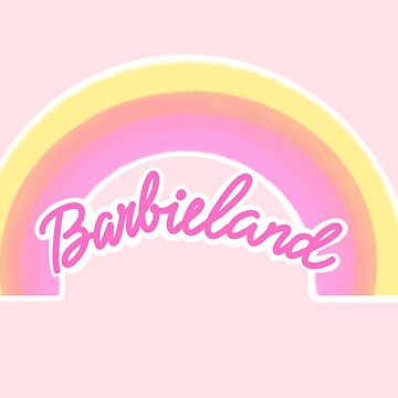 "Barbie Land Rainbow " Sticker for Sale by MaggieEDoodles | Redbubble