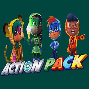 "action pack characters Funny action pack cartoon gift for kids ...