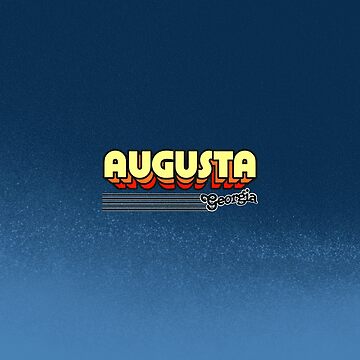 "Augusta, Georgia | Retro Stripes" Sticker for Sale by retroready ...