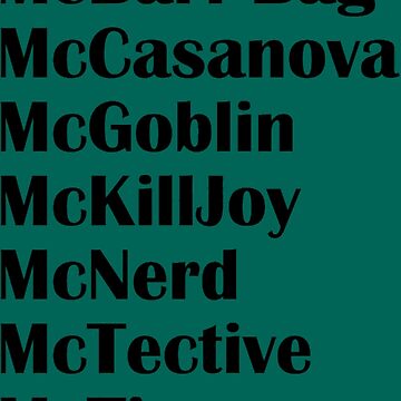 "McGee - NCIS" Sticker for Sale by ErnestaThompson | Redbubble