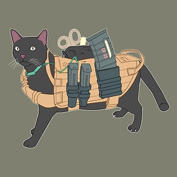 "Tactical Black Cat Meme" Sticker for Sale by Rzera- | Redbubble