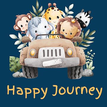 "Happy Journey" Sticker for Sale by Aarakaruturi | Redbubble