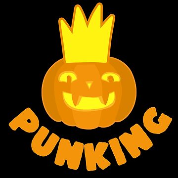 "Punking - Funny Halloween Pun King Gift" Essential T-Shirt for Sale by ...