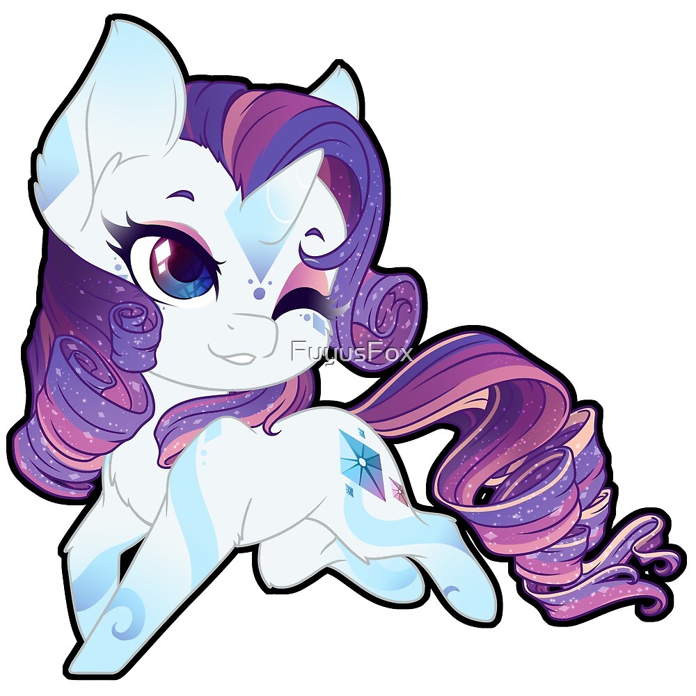 "Mini Rainbow Power Rarity" by FuyusFox | Redbubble