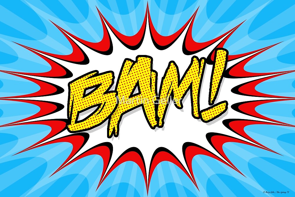 ""BAM!" Pop Art Poster" by BLTV | Redbubble