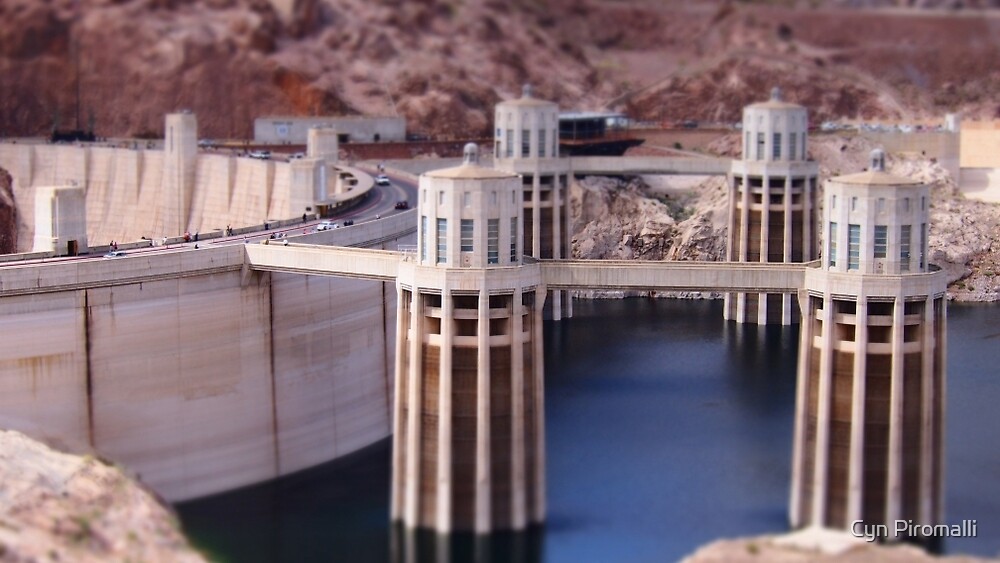 "Dam Diorama" by Cyn Piromalli | Redbubble