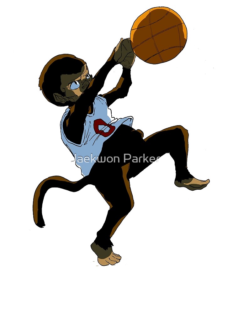 "Basketball Monkey" by Jaekwon Parker | Redbubble