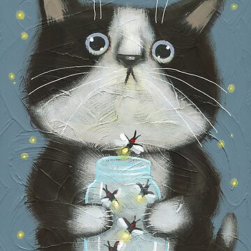 "Fireflies Are Here!" Sticker for Sale by kilkennycat | Redbubble