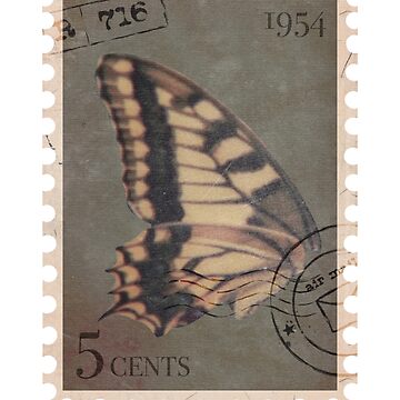 "Monarch Butterfly Stamp " Sticker for Sale by iconking | Redbubble