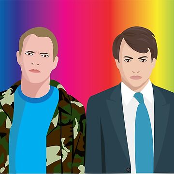 "Peep Show Mark & Jeremy Rainbow Rhythm's Special Edition " Sticker for ...