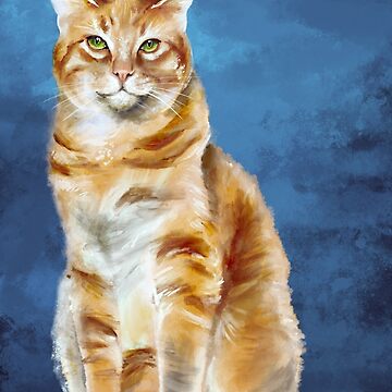 "Crookshanks the Cat" Sticker for Sale by KaleyObsidia | Redbubble