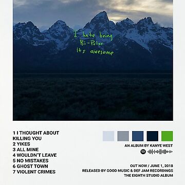 "Best The Albums Ye Poster" Poster for Sale by islonmarti | Redbubble