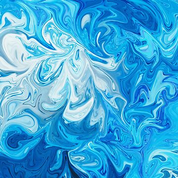 "Creative Blue Ocean Theme Abstract" Sticker for Sale by procreativefox ...