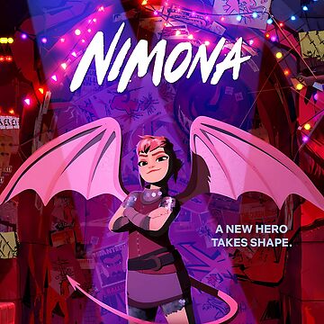 "nimona" Poster for Sale by Wahbil Art | Redbubble