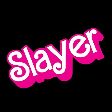 "Slayer x Barbie" Sticker for Sale by Federica Alaimo | Redbubble
