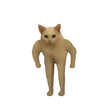 "Buff Cat meme" Sticker for Sale by 7NATION | Redbubble