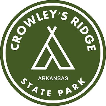 "Crowley's Ridge State Park Arkansas Tent" Sticker for Sale by bivenart ...