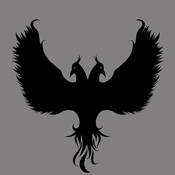 "Full Feathered Double-headed Phoenix" Sticker for Sale by Stormpaint ...