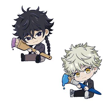 "Yaguchi Yatora Haruka Hashida Blue Period Chibi " Sticker for Sale by ...