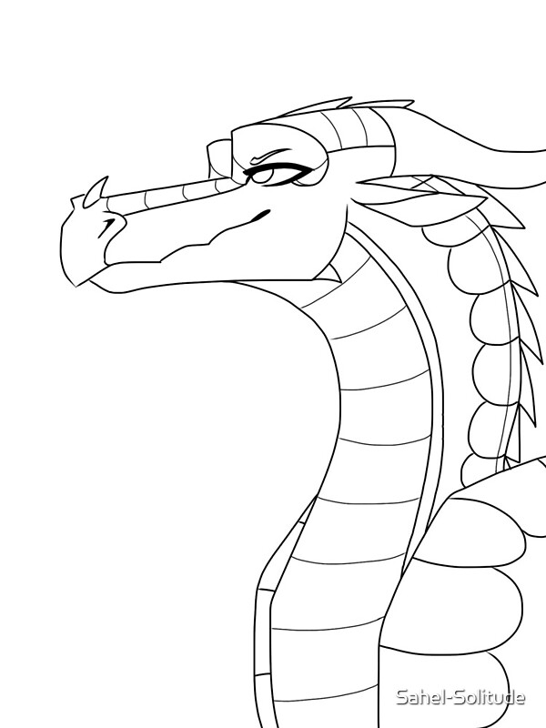 "Color-It-In SkyWing" by Sahel-Solitude | Redbubble