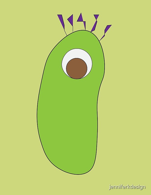 "Avocado Alien" by jenniferkdesign | Redbubble