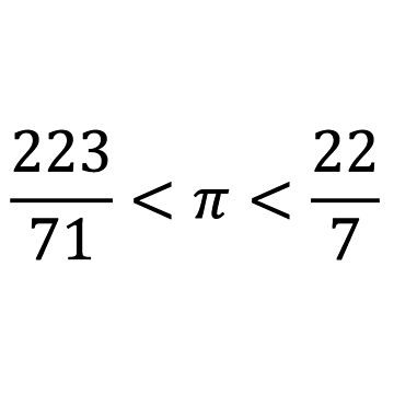 "Pi approximation, math" Sticker for Sale by NoetherSym | Redbubble