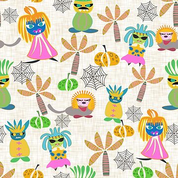 "Monster Beach Rave " Sticker for Sale by mirimo | Redbubble