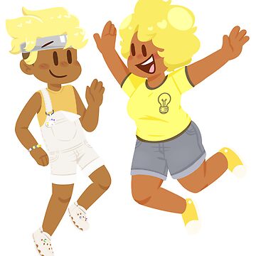 "Lightbulb x Paintbrush HUMANIZED (Inanimate Insanity)" Greeting Card ...