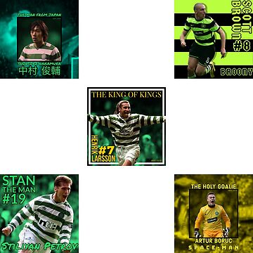 "Celtic FC Legends Sticker Pack" Sticker for Sale by Janty1888 | Redbubble