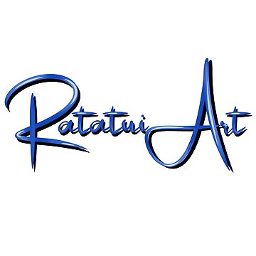 "Hand-Drawn RatatuiArt Brand on white background" Sticker for Sale by ...