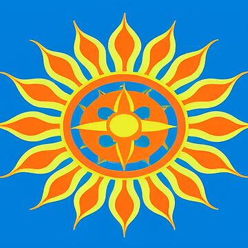 "Ancient Sun: Intricately Detailed Depiction" Sticker for Sale by ...