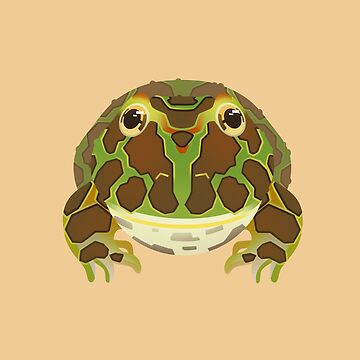 "Pacman Frog" Sticker for Sale by Rhys Schiffour | Redbubble