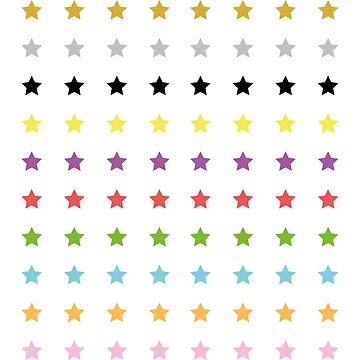 "100 colorful stars stickers pack , Colorful Pack, in 10 different ...