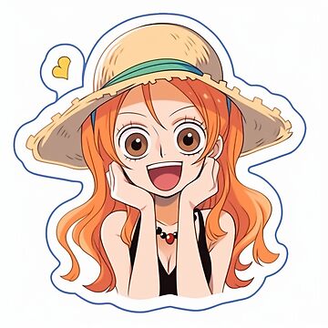 "Cute Nami" Sticker for Sale by SchellStation | Redbubble