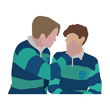 "Heartstopper Nick & Charlie After the Rugby Match" Sticker for Sale by ...
