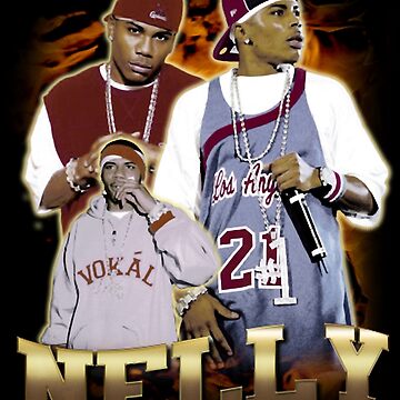 "Nelly " Sticker for Sale by MyrickBridgette | Redbubble